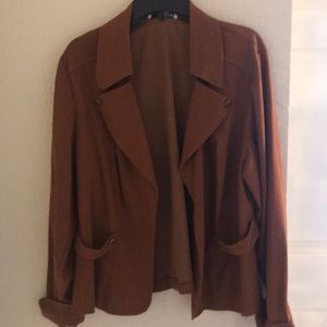Jackets & Coats | Rust Orange Jacket | Poshmark